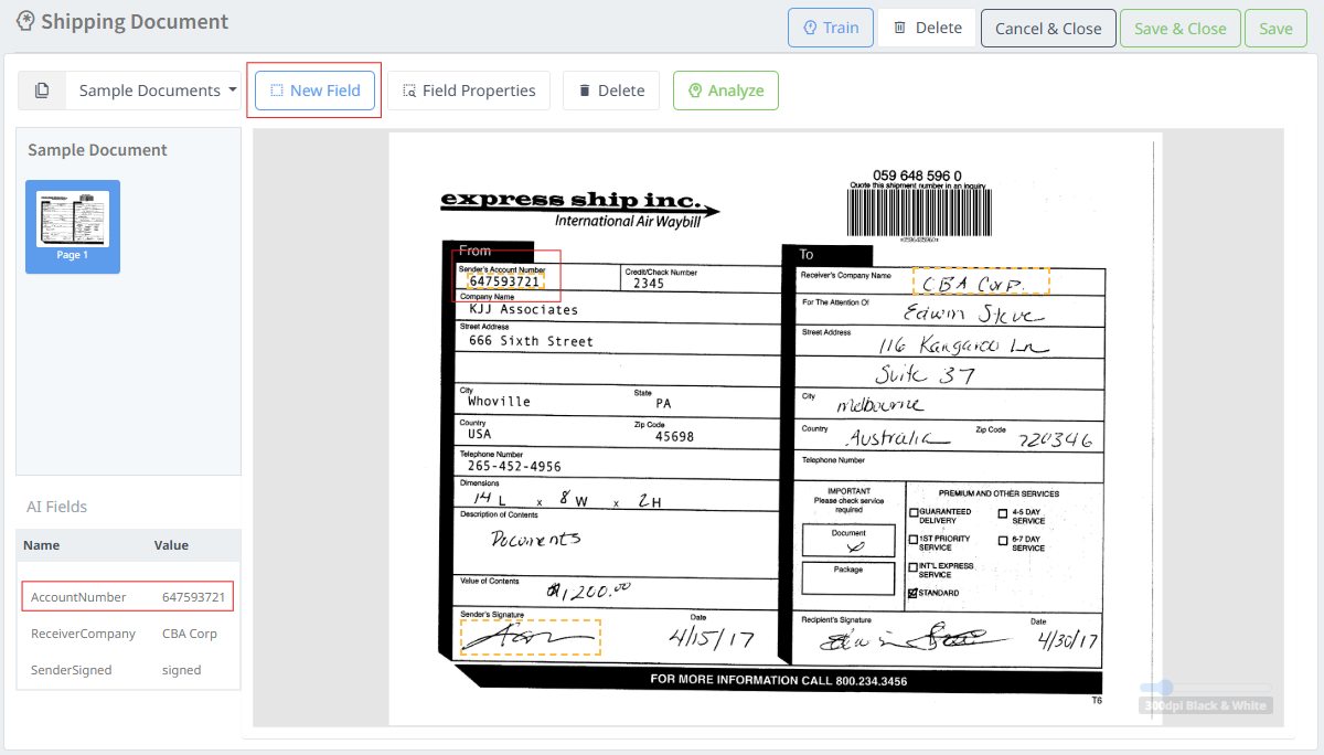 Training Custom Document Types